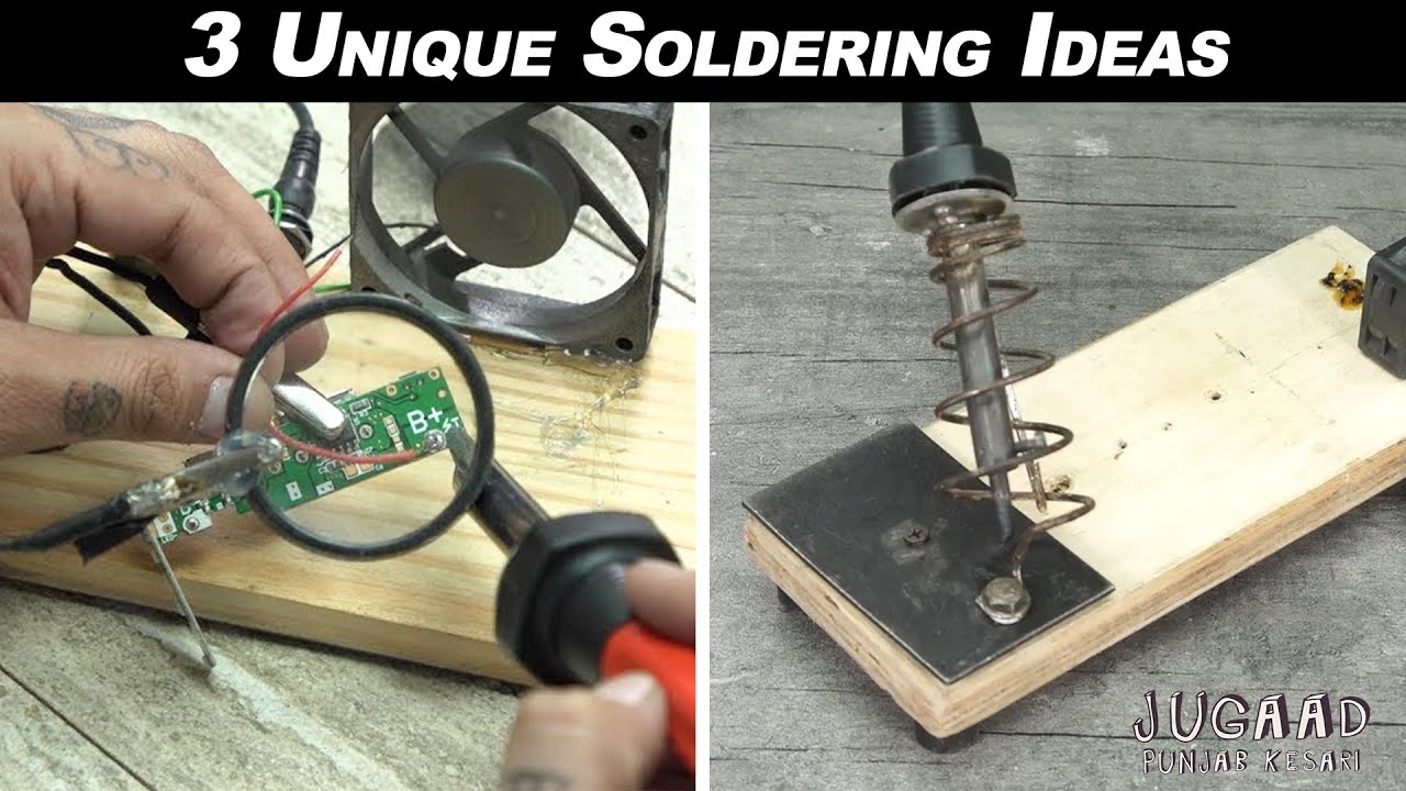 3 Unique Soldering Ideas - YouTube