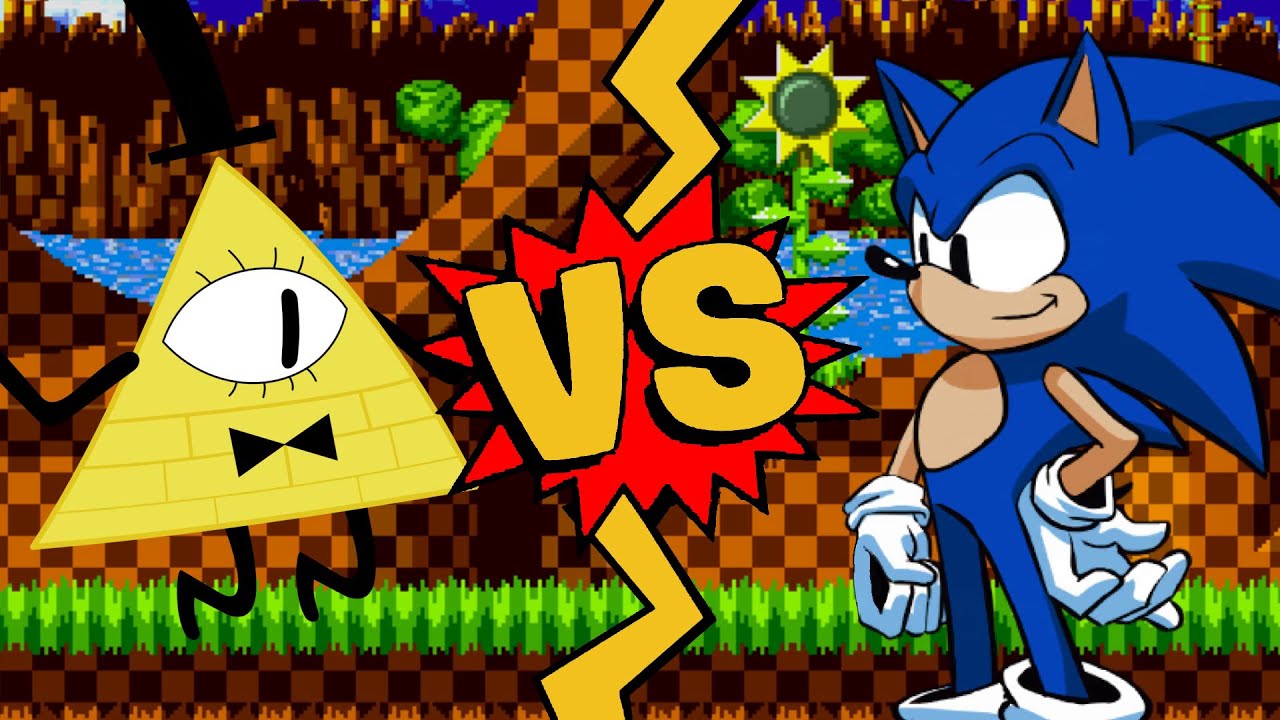 M.U.G.E.N. Battles | Bill Cipher vs Sonic | Gravity Falls vs Sonic the Hedgehog - YouTube