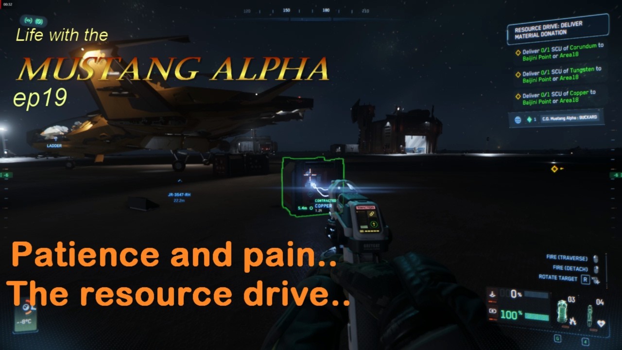 Resource Drive, starting at Arccorp is hard..| Star Citizen | Life with ...
