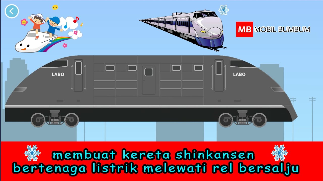 Shinkansen Bullet Train | Labo Brick Train Build Game #001 | Train ...