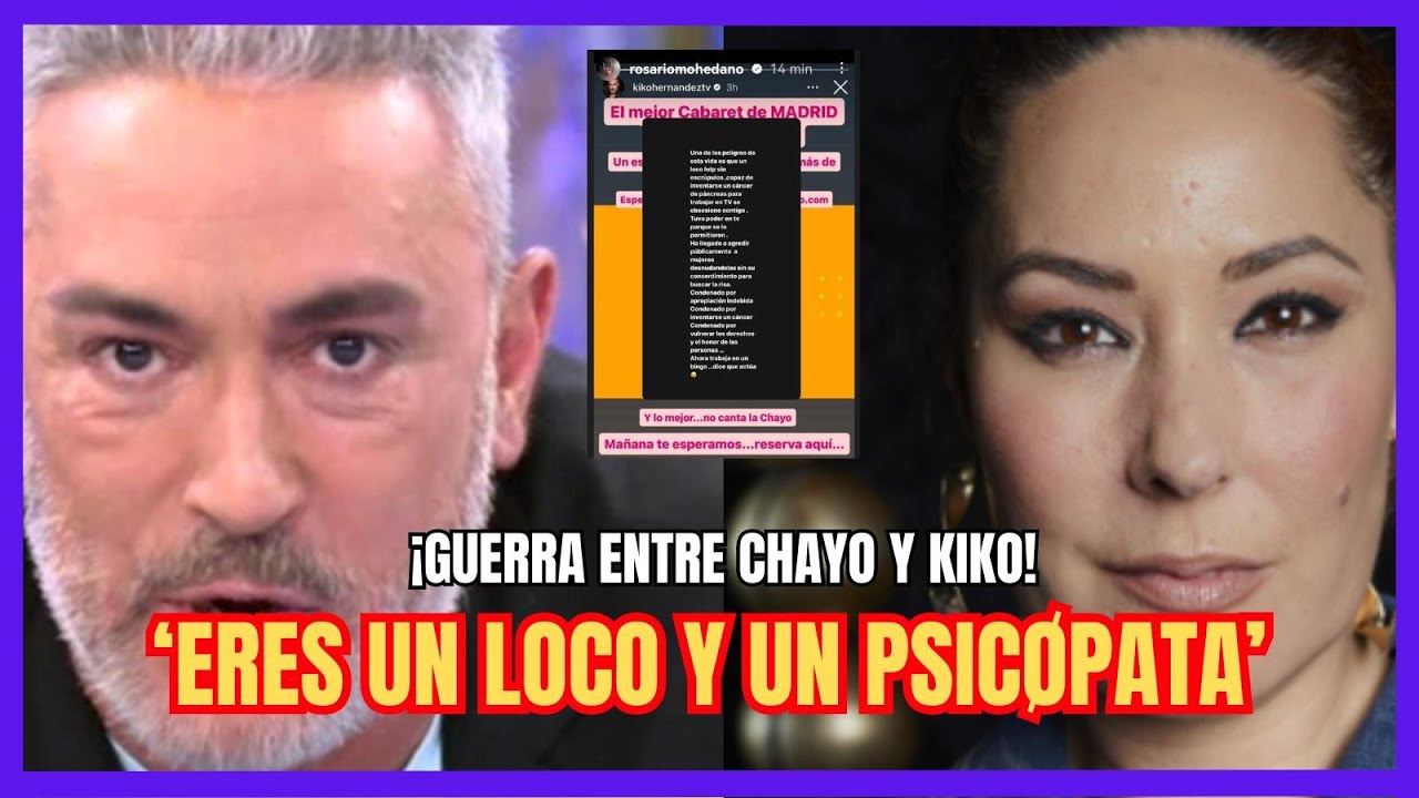 "ESTA LOC0 Y OBS3SIONADO CONMIGO" Chayo Mohedano EXPLOTA CONTRA Kiko ...