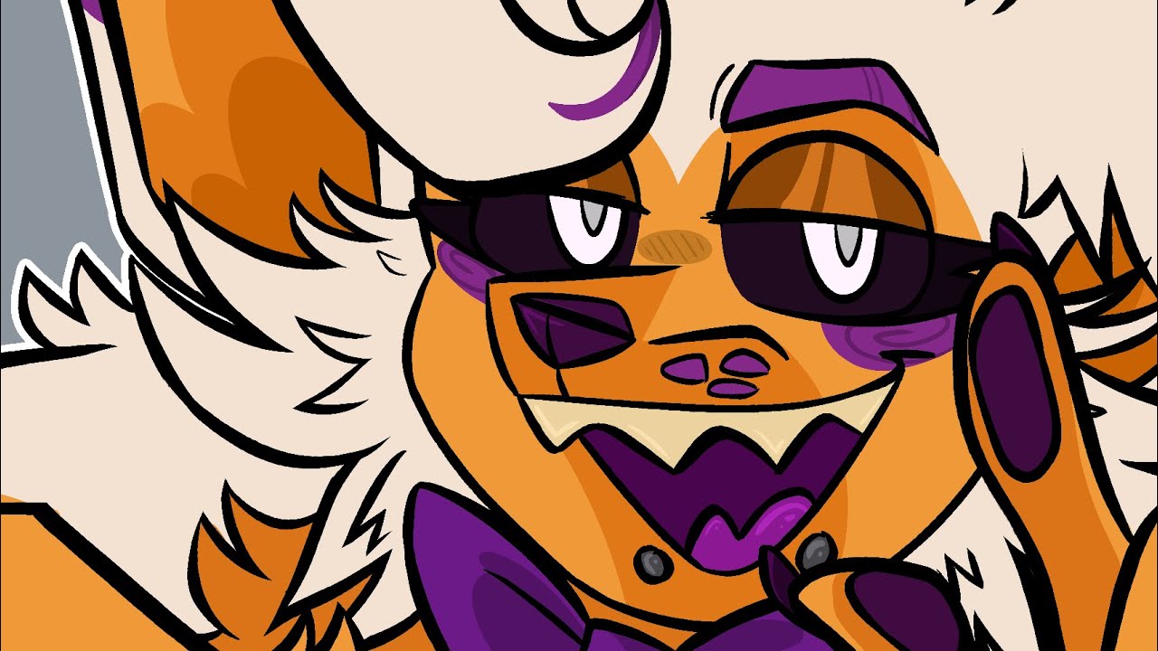Fnaf au lolbit & f.t foxy speedpaint - YouTube