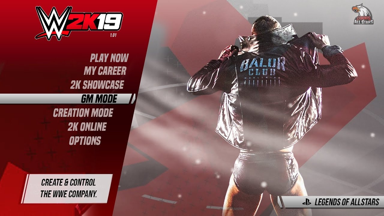 WWE 2K19 MAIN MENU & GAME MODES | PS4/XB1 | Concept/Notion - YouTube