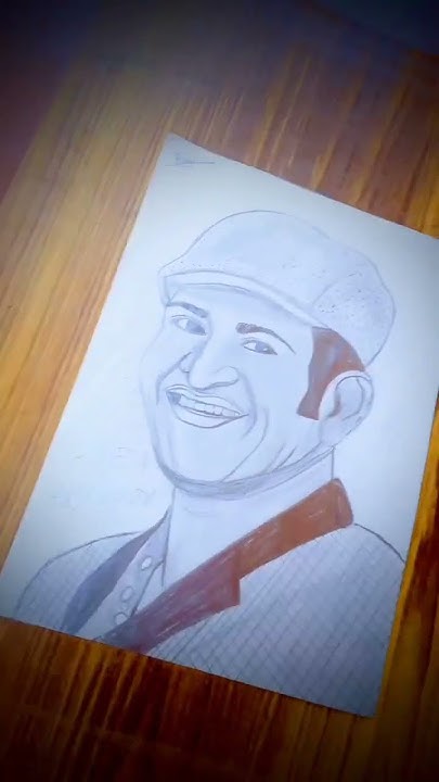 APPU SIR DRAWING . PUNEETH RAJKUMAR DRAWING - YouTube
