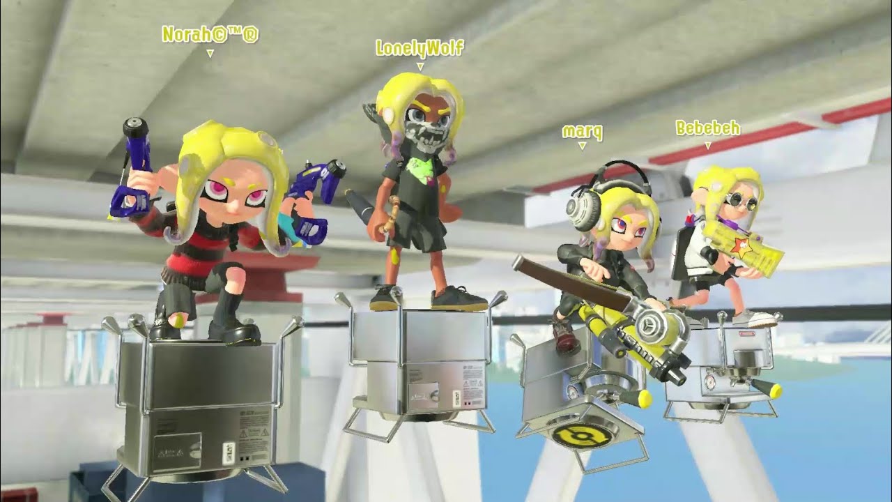 Splatoon 3 Gameplay 102 Rainmaker Anarchy Battle On Hammerhead Bridge ...