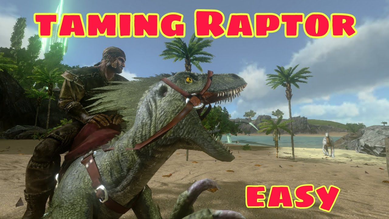 Survival Series 2 Taming Raptor Ark mobile - YouTube