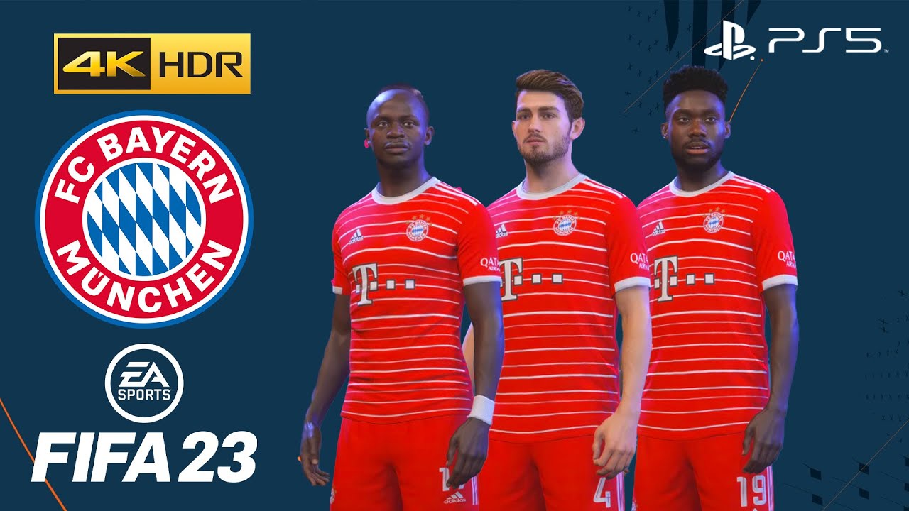 FIFA 23 on PS5 - FC BAYERN MÜNCHEN / MUNICH - PLAYER FACES AND RATINGS ...