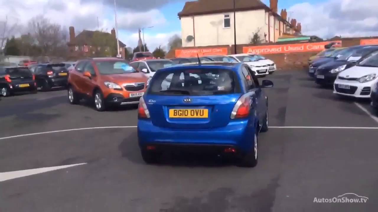 KIA RIO STRIKE BLUE 2010 - YouTube
