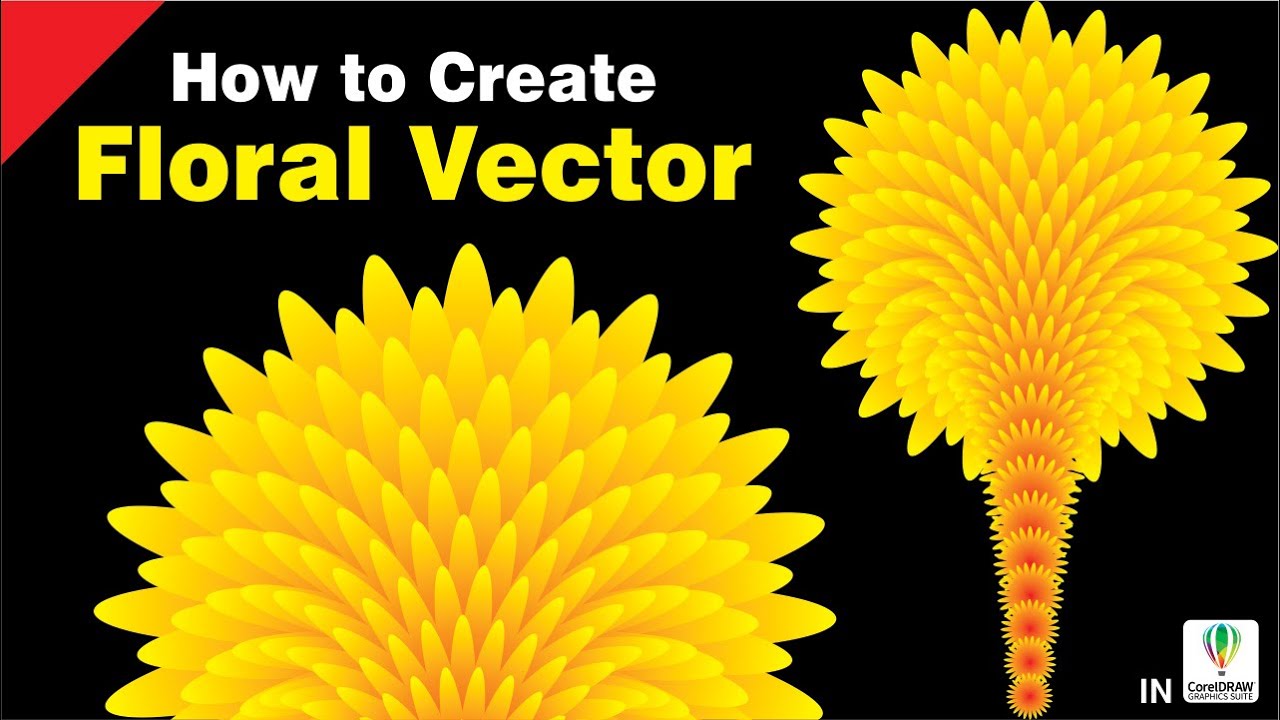 How to create Floral Vector in CorelDRAW | CorelDRAW Tutorial ...