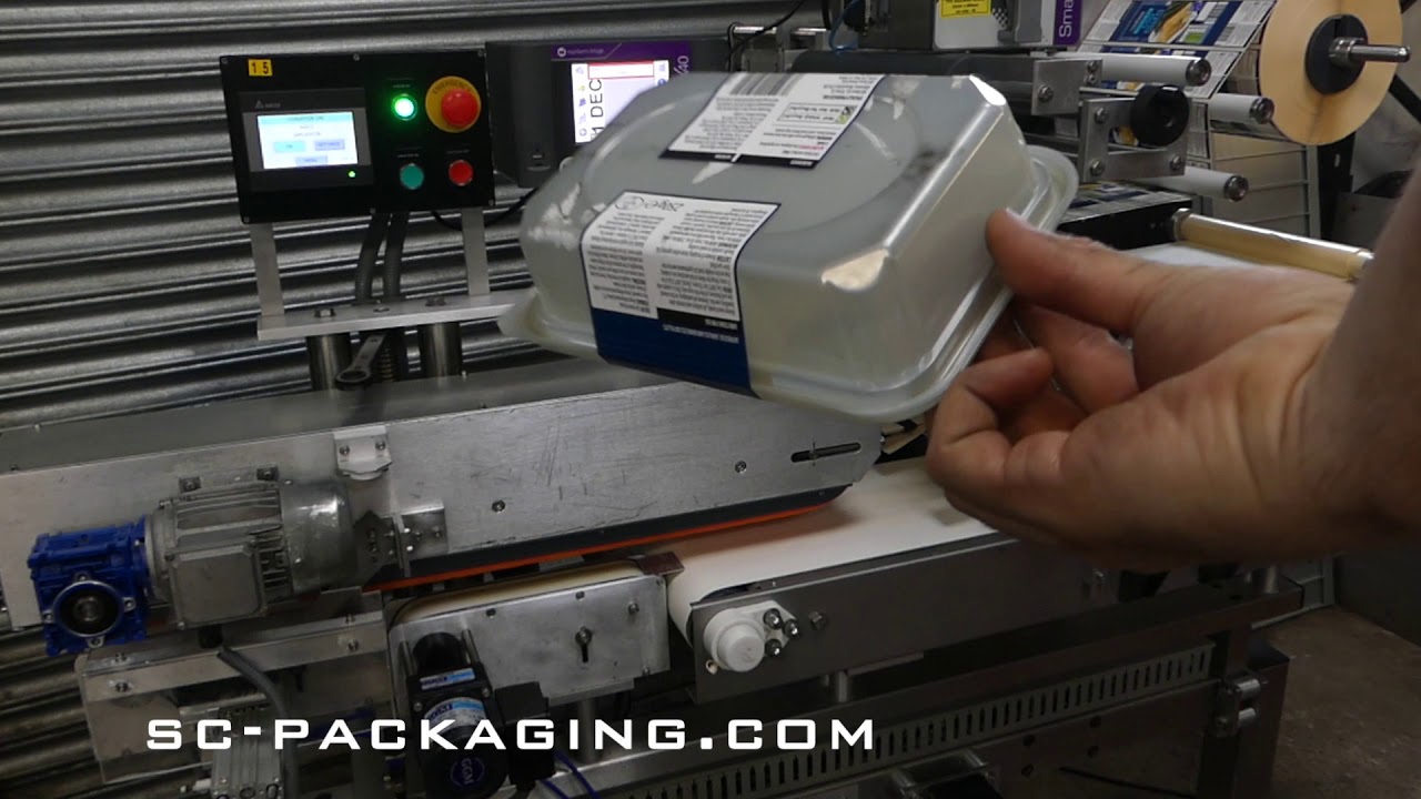 Used C Wrap Labelling Machine - YouTube