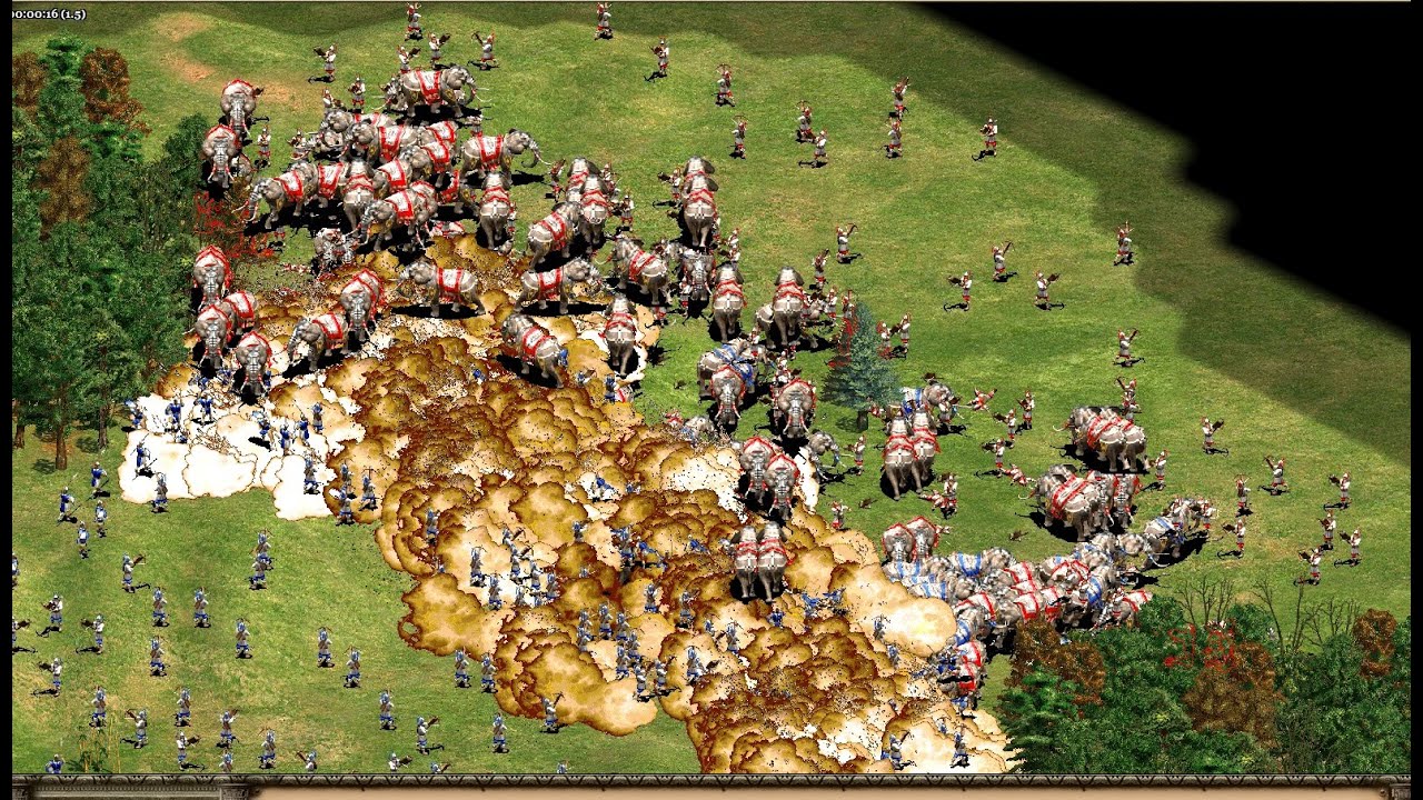 AoE2 exploding elephant archers - YouTube