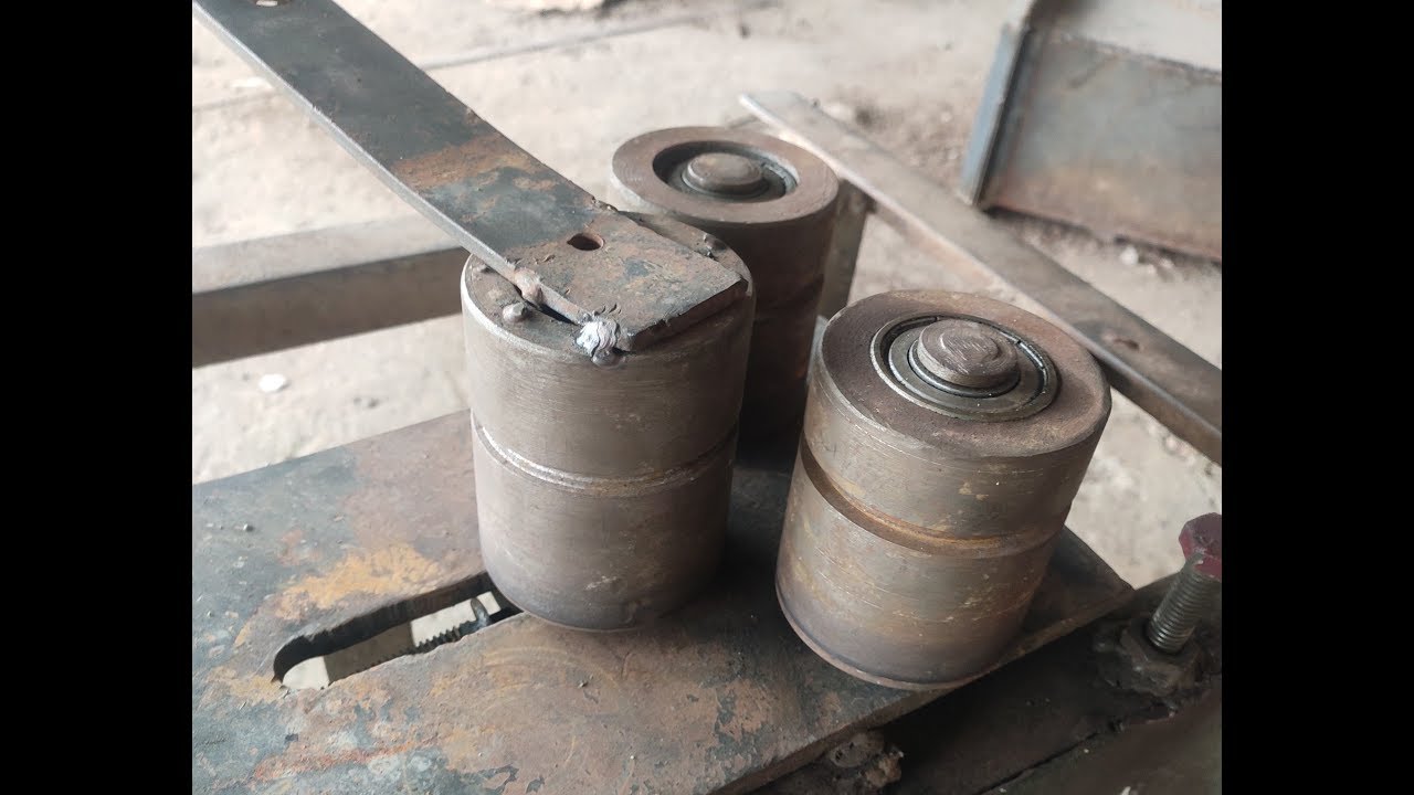 Make A Metal Bender || Homemade Roller Bender - YouTube