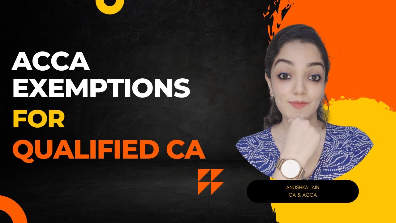 ⭐ ACCA Exemptions Calculator : CA Qualified ⭐ - YouTube