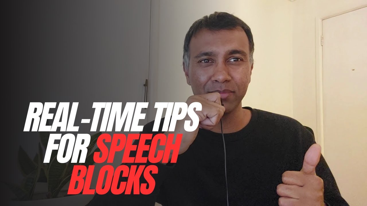 How to Handle Speech Blocks: Real-Time and Long-Term Strategies - YouTube
