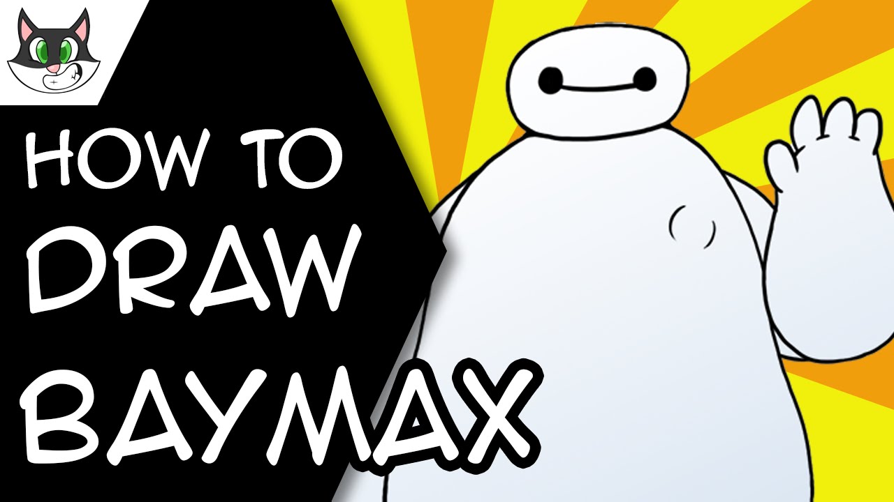 How To Draw Baymax - Draw Cartoons
