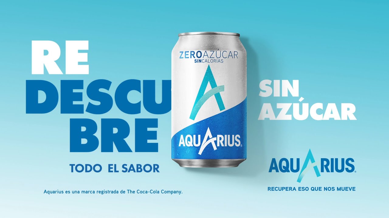 Aquarius zero, con todo el sabor del original pero sin azúcar. - YouTube