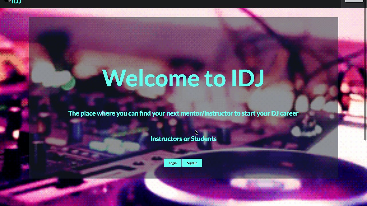 IDJ App Demo - YouTube
