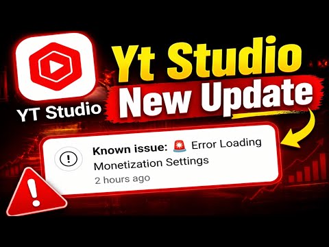 Known issue:🚨 Error Loading Monetization Settings Yt Studio | Error Loading Monetization Settings