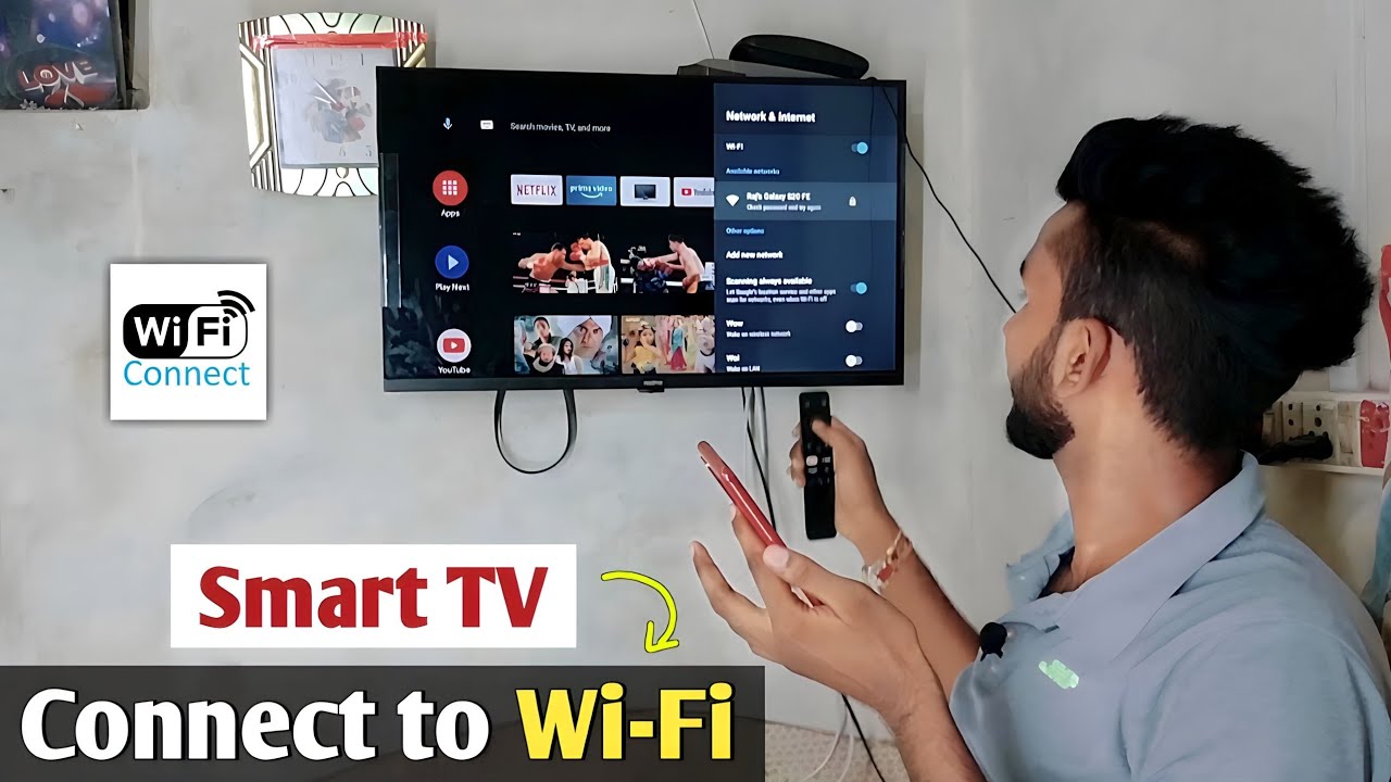 Samsung Led Wifi Connect Kaise Kare Samsung Tv Me Wifi Kaise Connect Kare Wifi Rajtech Tv