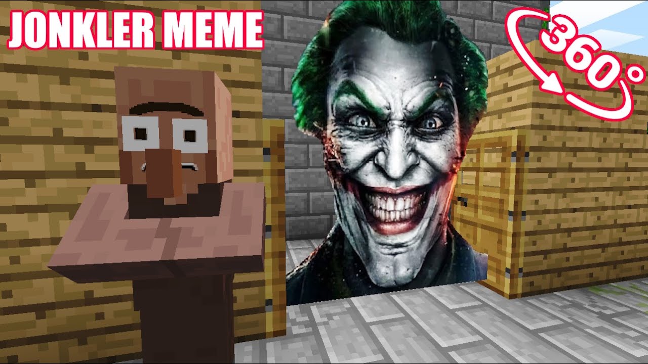 JONKLER (WHY SO SERIOUS) NEXTBOT Chasing Us in Minecraft 360! - YouTube