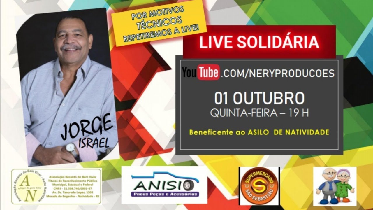 Live Jorge Israel com o melhor do MPB e internacionais - YouTube