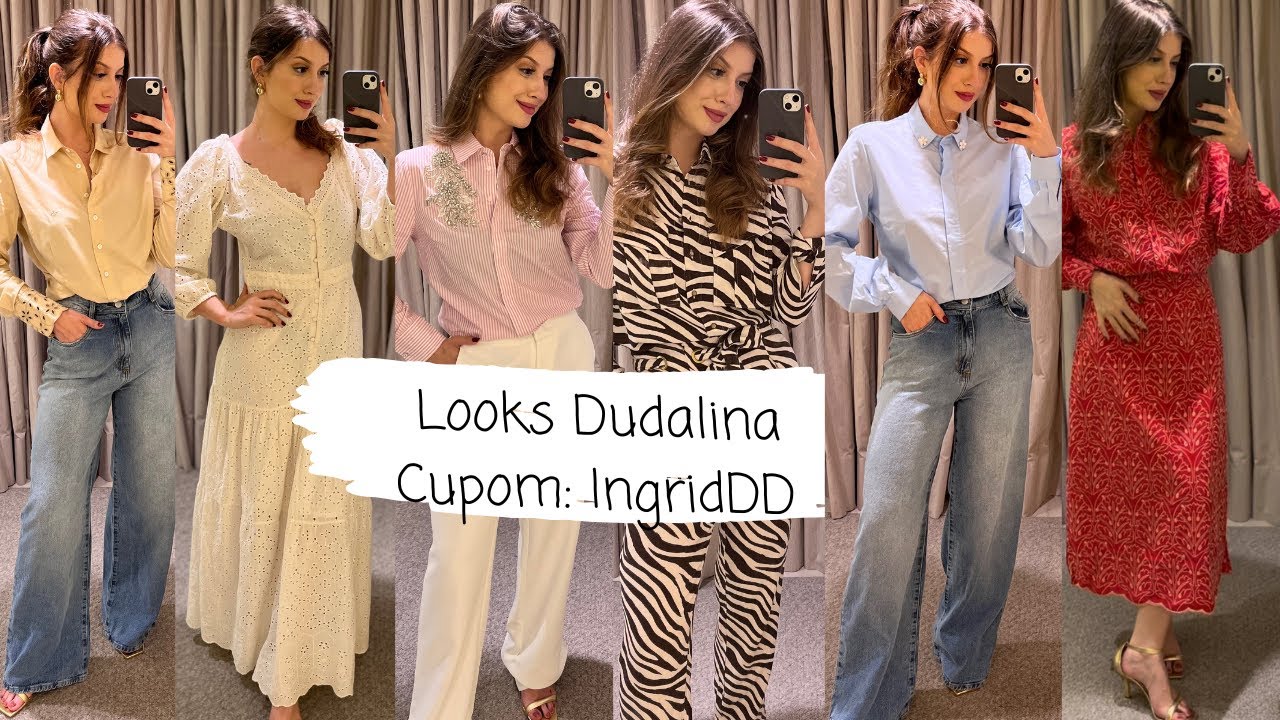 PROVADOR DUDALINA 😍 PROVANDO LOOKS COM CAMISAS DUDALINA Cupom de ...
