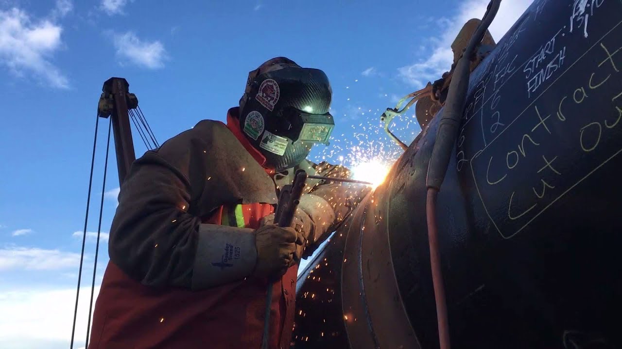 Hill Section Cut Out And Weld - Pipeline Welding - YouTube