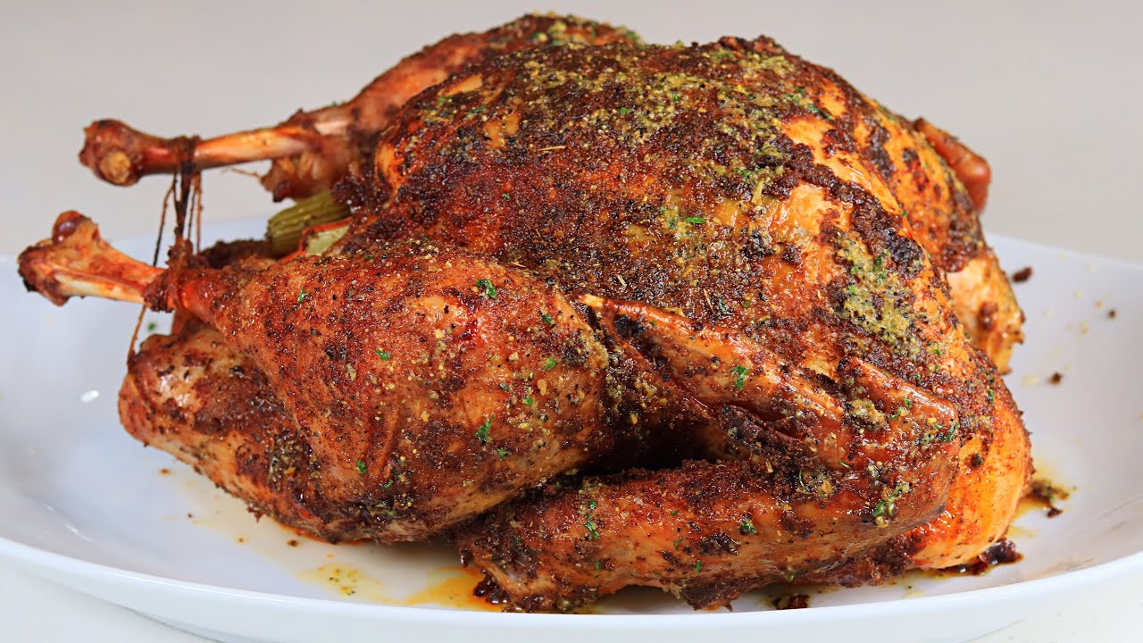 Oven Roasted Lemon Pepper Turkey Recipe - YouTube