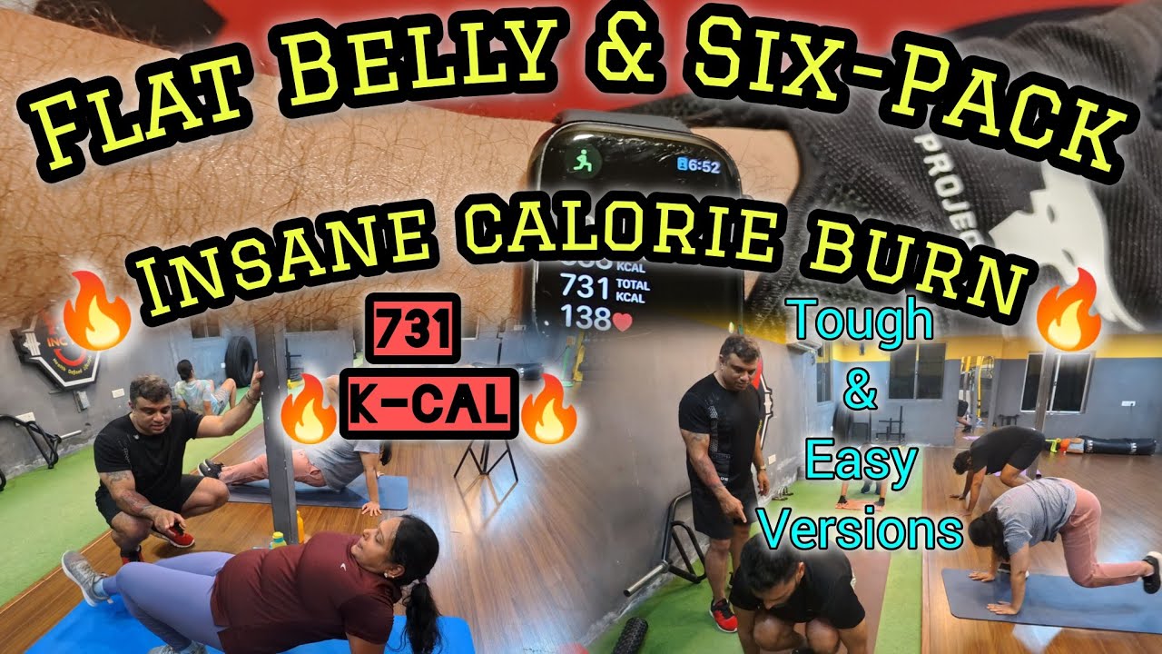 🔥 Flat Belly & Six-Pack Abs | 731 KCal Burnt! Secret Abs Workout -Tough ...
