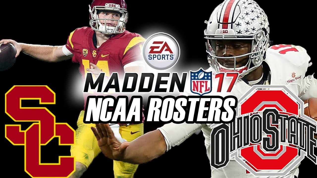 NCAA 17 Rosters for Madden 17 - Ohio State vs. USC - YouTube