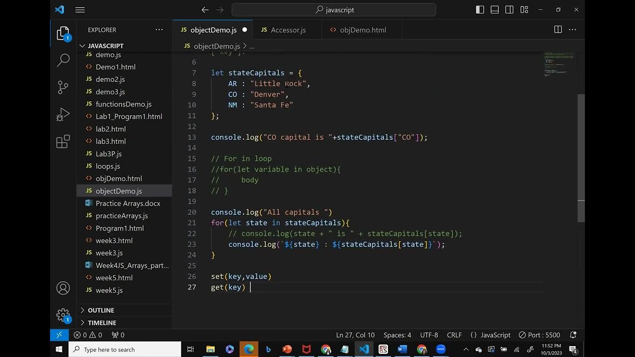 Objects as Map in JavaScript - YouTube