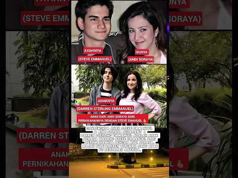 Wow! Wajah Bule Darren, Anak Steve Emmanuel & Andi Soraya, Bikin Pangling😍‼️ #fyp #shortvideo