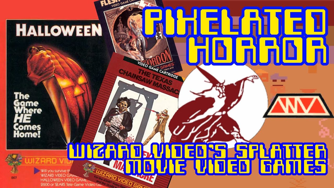 Wizard Video's NOTORIOUS Horror Movie Atari Games - YouTube