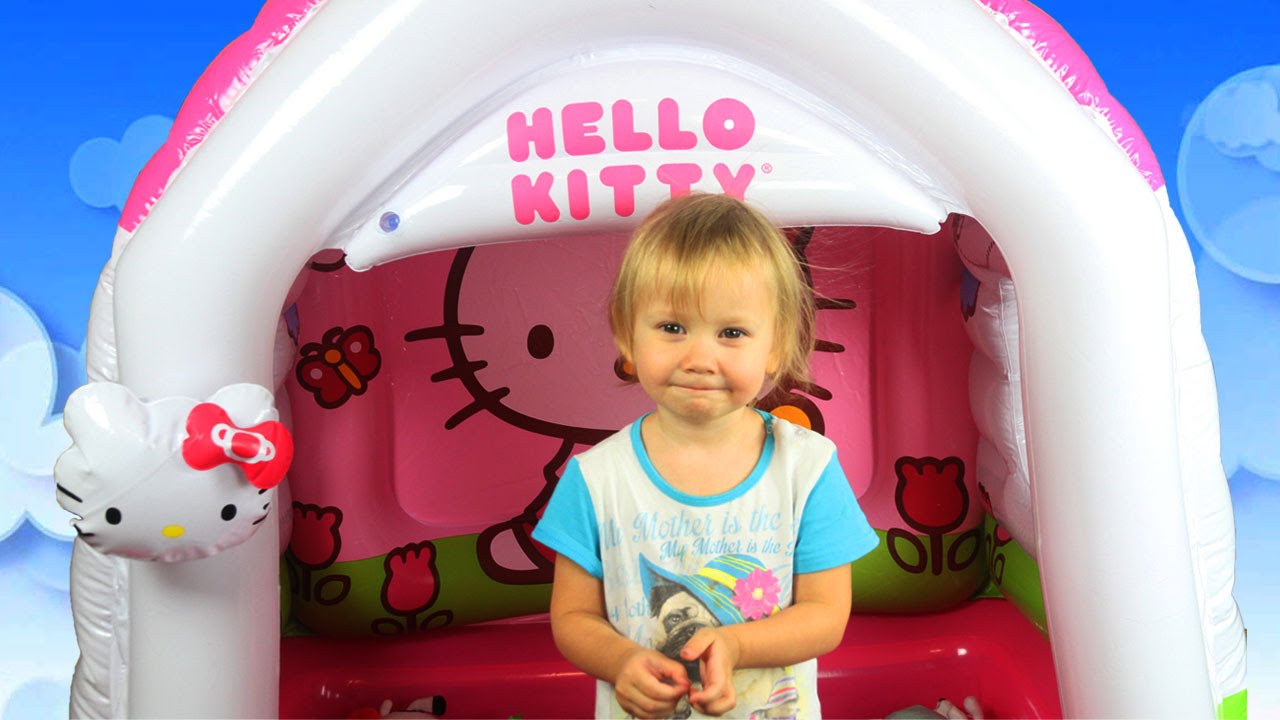 Hello Kitty ДОМИК Развлечение Для Детей Hello Kitty Playhouse Fun for ...