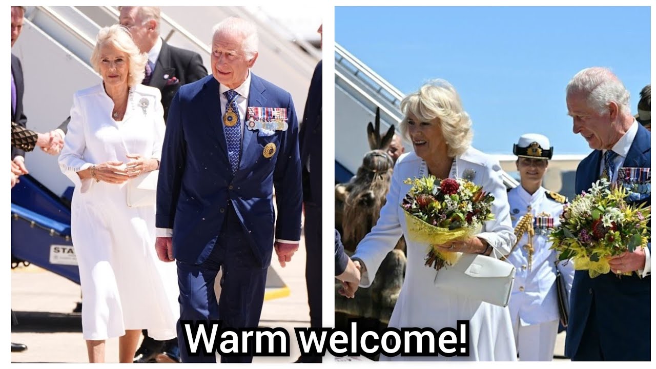 King Charles III and Queen Camilla received a warm welcome to Canberra ...