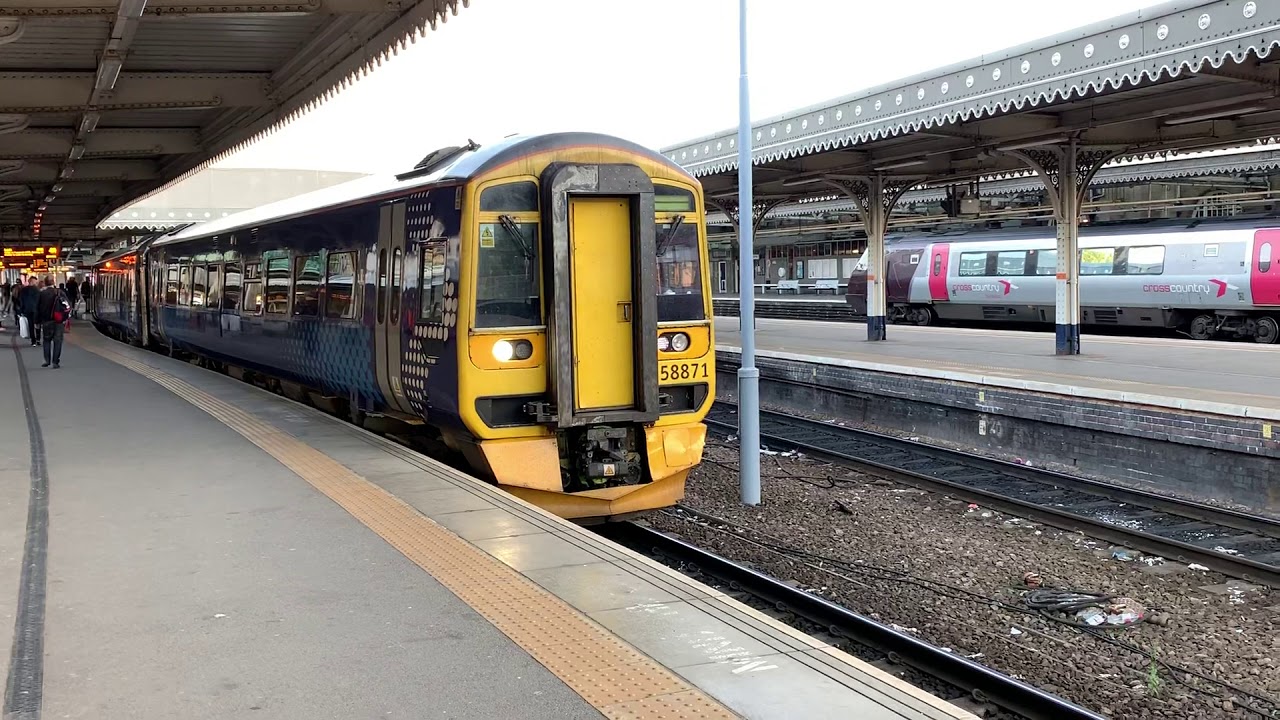 Northern Rail X ScotRail 158871 At Sheffield From Lincoln To Leeds Via ...