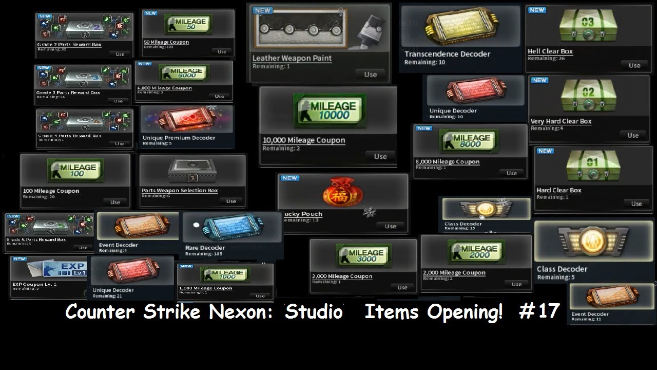 [CSNS/CSNZ] Counter Strike Nexon: Studio Items Opening #17 - YouTube