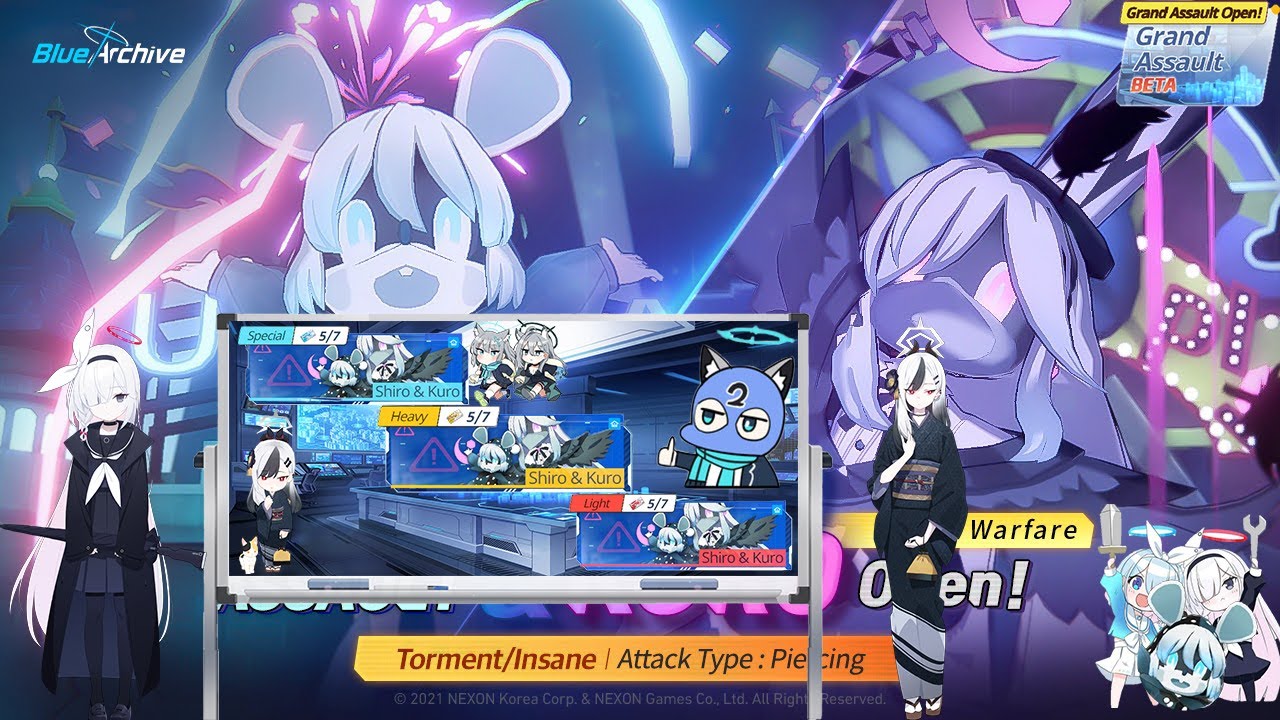 Day 184 - Blue Archive: Raid Grand Assault Shiro & Kuro Urban Insane ...