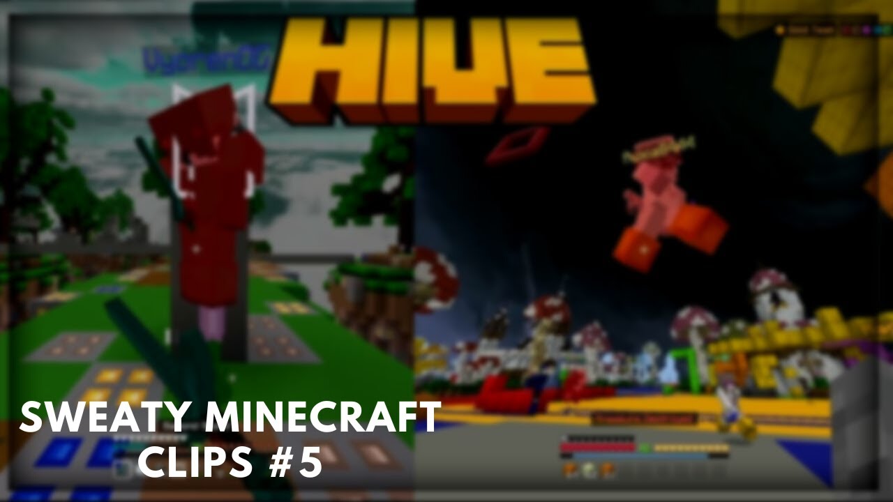 sweaty minecraft clips #5 - YouTube