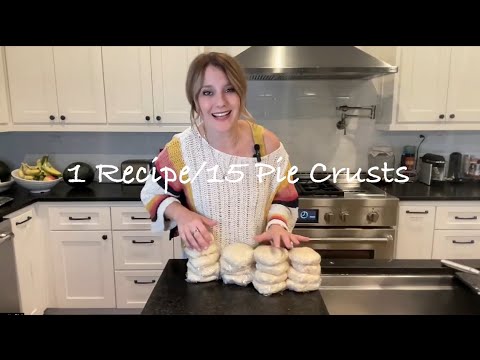 The Easiest Pie Crust Recipe: Make 15 Crusts for the Holidays and More! - YouTube