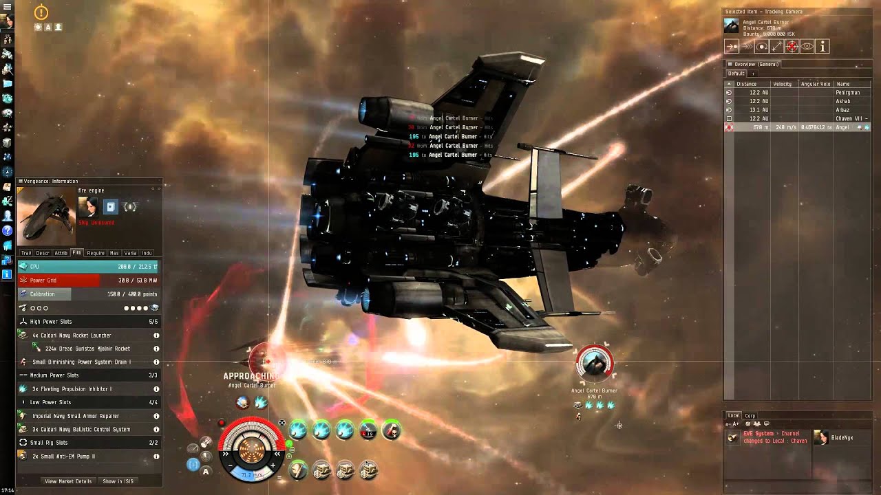 Eve Online Lv.4 Anomic Agent(;Burner Mission) Angel Cartel - YouTube