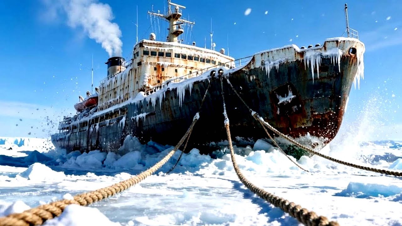 Salvaging & Restoring a Nuclear-Powered Icebreaker Trapped in Polar Ice ...