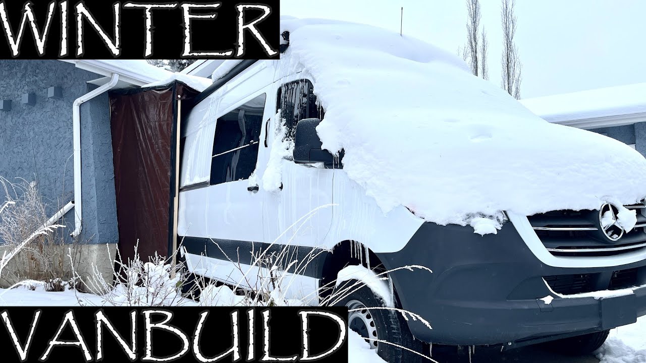 BUILDING A OVERLAND VAN IN WINTER | FOUR SEASON VAN BUILD | EP. 76 ...