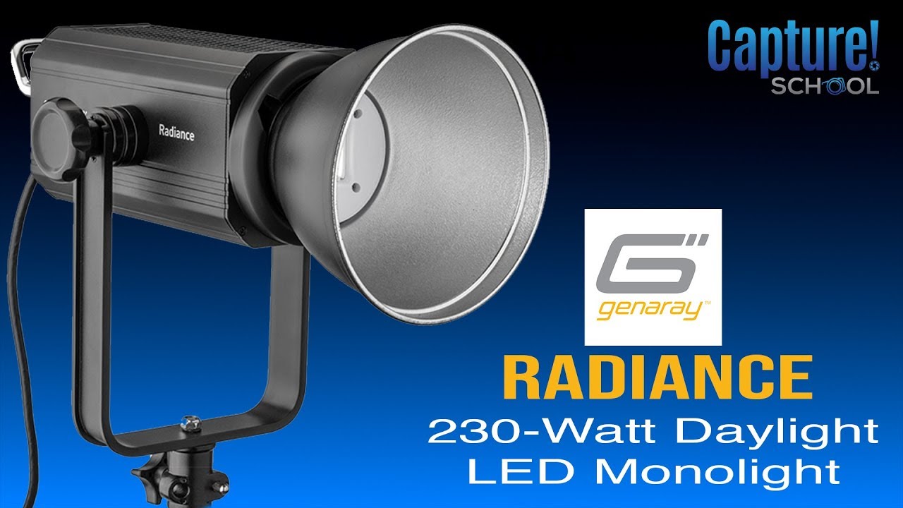 Genaray Radiance 230-Watt Daylight LED Monolight - YouTube