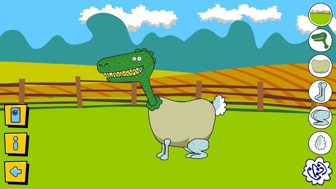 Fun animation game create your own animal - YouTube