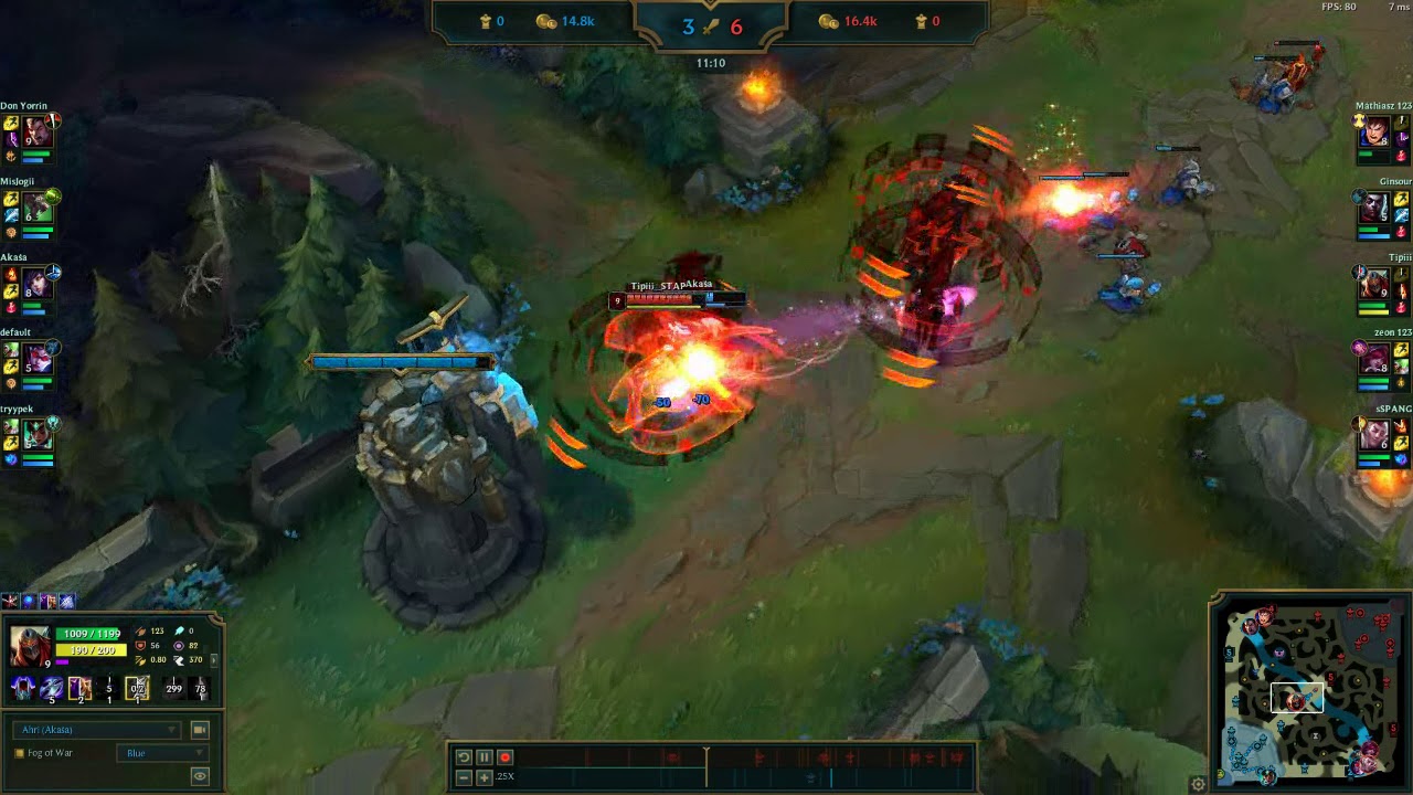 Zed W+Flash - YouTube