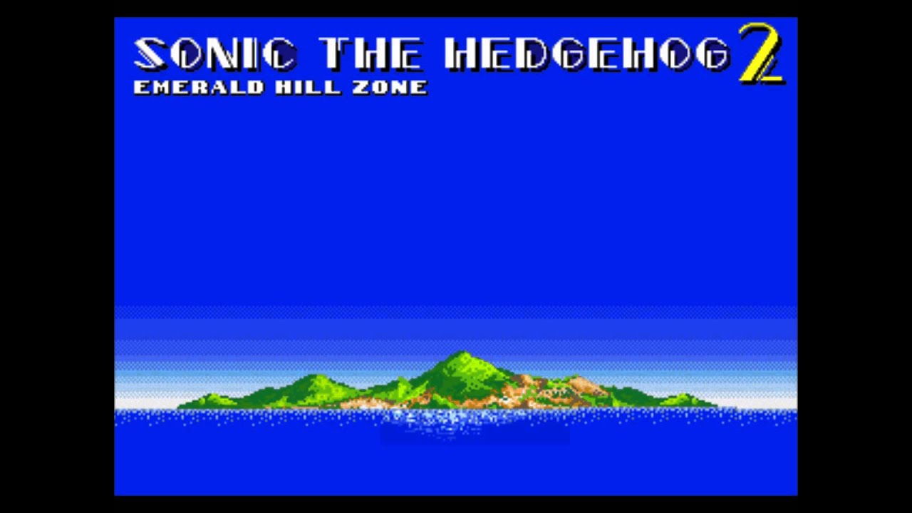 Sonic the Hedgehog 2 - Emerald Hill Zone w/ 1080p Display - YouTube