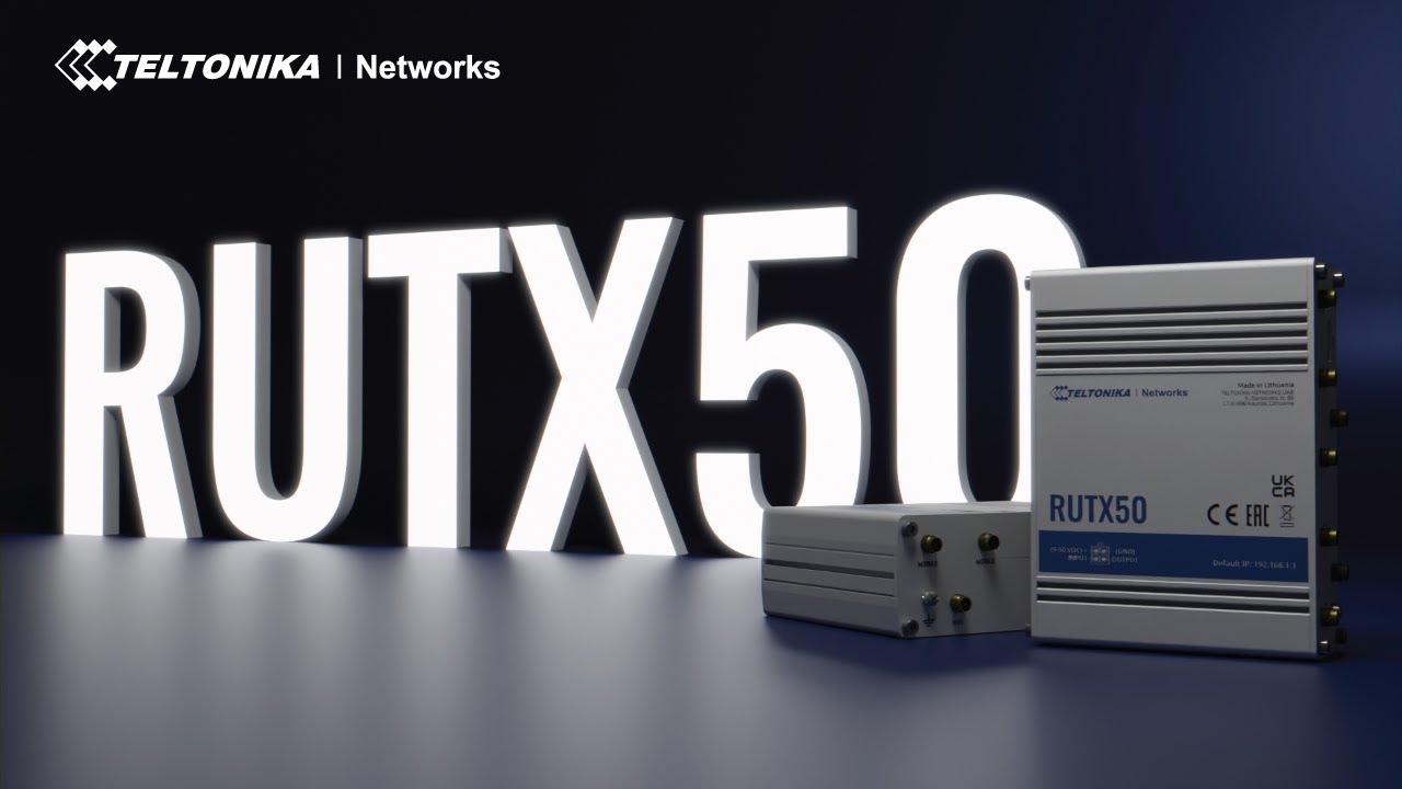RUTX50 - Industrial 5G Router - YouTube