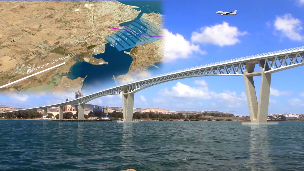 le plus grand pont en tunisie urgent a voir!!!!!!! un grand projet ...