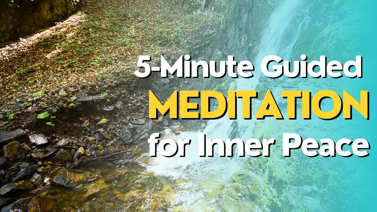 5 Minute Guided Meditation for Inner Peace | Quick & Simple Mindfulness ...
